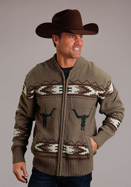 Stetson Longhorn Cardigan – Cares & Whoas
